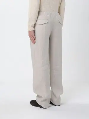 LARDINI Cotton Wide-leg Trousers