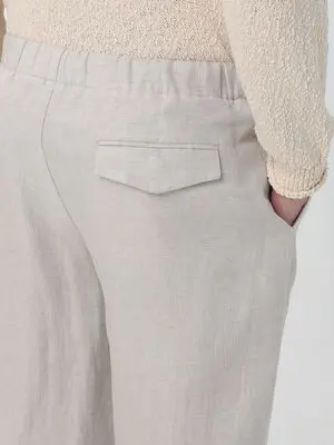 LARDINI Cotton Wide-leg Trousers