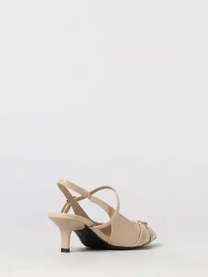 Pinko Patent Leather Slingback Pumps With Stud Embellishments