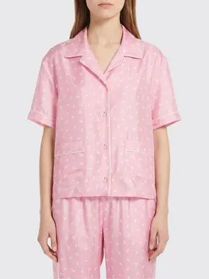 Moschino Printed Silk Shirt - Pink