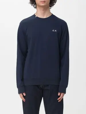 SUN 68 Cotton Crewneck Sweatshirt - Navy
