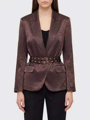 Liu Jo Polyester Blazer With Belt - Black