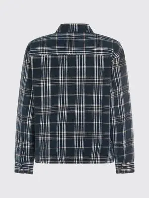 DAILY PAPER Check-pattern Cotton-blend Shirt With A French Collar
