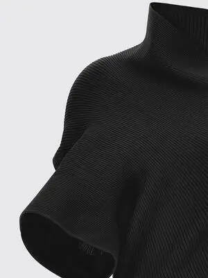 Issey Miyake Asymmetrical One-shoulder Long Jersey Dress