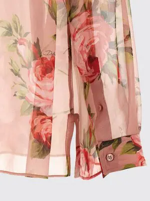 Dolce & Gabbana Floral Print Silk Shirt