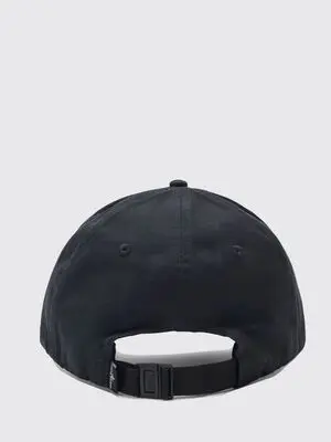 Stone Island Cotton Baseball Cap With Embroidered Compass Logo - Blue