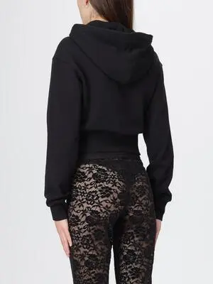 Versace Cropped Logo Hoodie