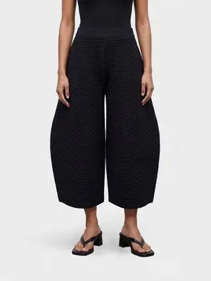 Issey Miyake Cropped Wide-leg Technical Jersey Pants