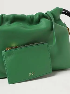 N° 21 Leather Handbag With Chain Detail
