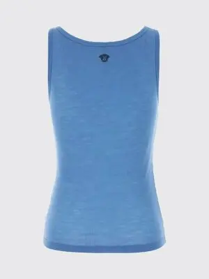 Versace Medusa Virgin Wool Top - Gnawed Blue