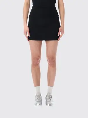Nike High-waisted Slim-fit Mini Skirt In Technical Fabric With Swoosh Logo - Black