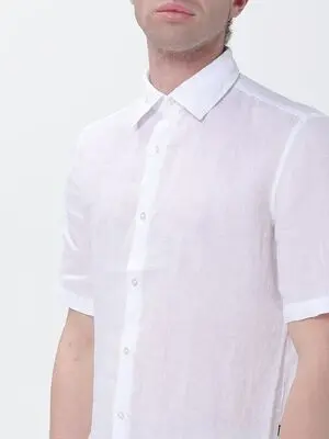 BOSS Linen Blend Shirt - White