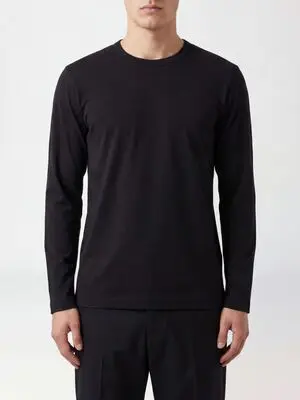 Comme Des Garçons Long-sleeved Slim Fit Cotton T-shirt