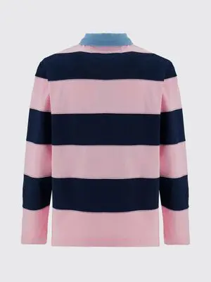 LA MARTINA Striped Cotton Polo With Logo