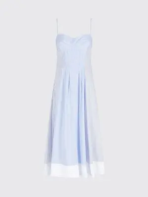 Simkhai Striped Cotton Midi Dress