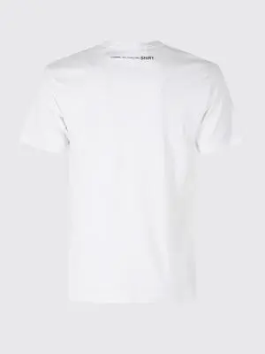 Comme Des Garçons Slim Fit Cotton T-shirt With Graphic Print