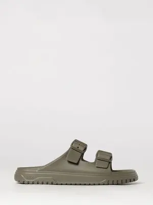 Armani Exchange Buckled Slide Sandals - Brown