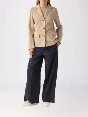 Max Mara Cotton And Linen Palazzo Trousers