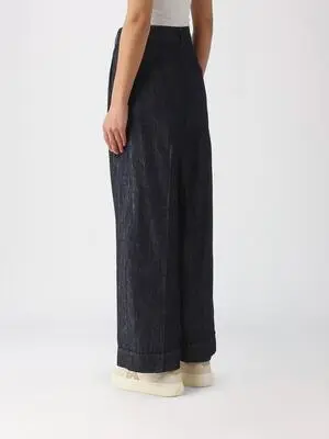 Max Mara Cotton And Linen Palazzo Trousers