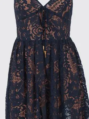 Michael Kors Lace Midi Dress - Blue 1