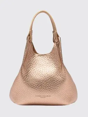GIANNI CHIARINI Dua Hammered Leather Bag - Dark