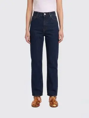 TOTEME Cotton Denim Slim Fit Jeans - Indigo