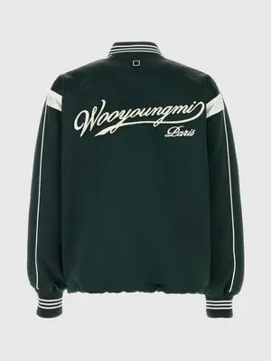 WOOYOUNGMI Polyester Bomber Jacket With Logo