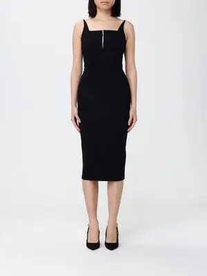Armani Exchange Zipper Detail Sheath Dress - Black