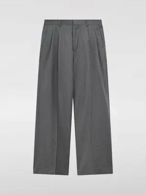 SUNFLOWER Striped Wool Wide-leg Pants