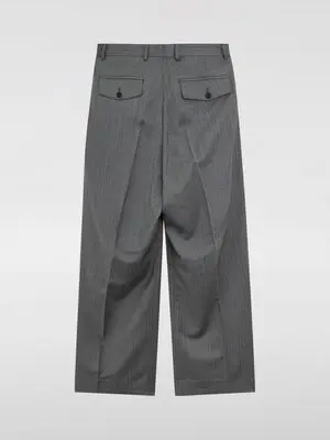 SUNFLOWER Striped Wool Wide-leg Pants