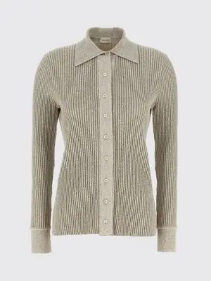 Magda Butrym Ribbed Knit Button-up Shirt