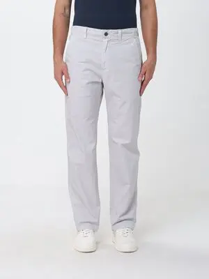 MURPHY&NYE Slim Fit Cotton Chino Pants With Welt Pockets - Ice
