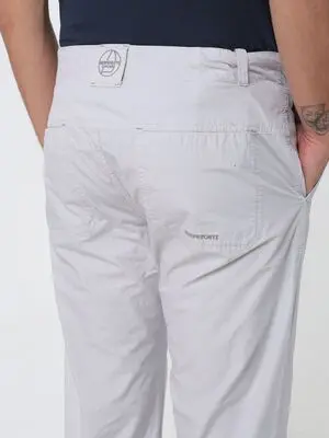 MURPHY&NYE Slim Fit Cotton Chino Pants With Welt Pockets - Ice