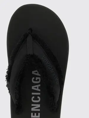 Balenciaga Stiletto Heel Mule Sandals With Applied Crystals - Black