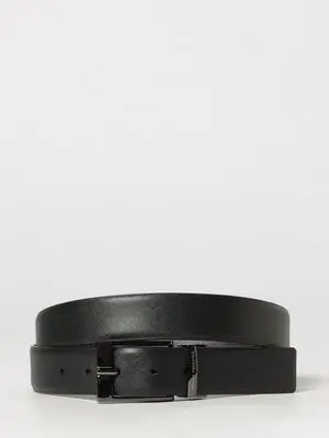 Armani Exchange Reversible Leather Belt - Black