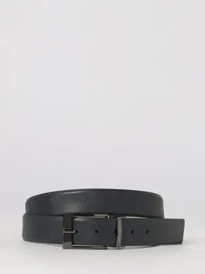 Armani Exchange Reversible Leather Belt - Navy