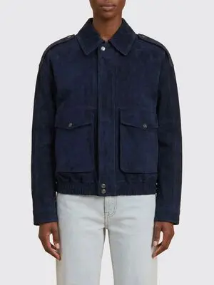 SALVATORE SANTORO Suede Jacket - Blue