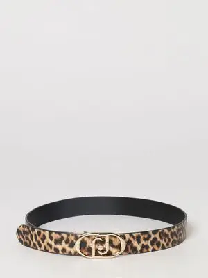 Liu Jo Animalier Pattern Reversible Belt - Multicolor
