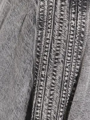DIESEL® Flared Cotton Blend Midi Skirt