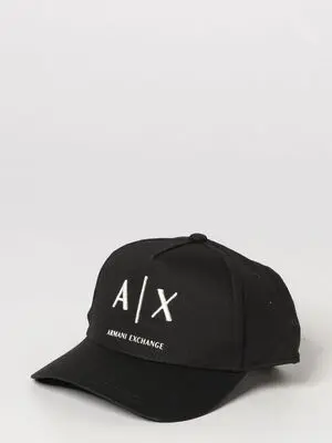 Armani Exchange Embroidered Cap - Black