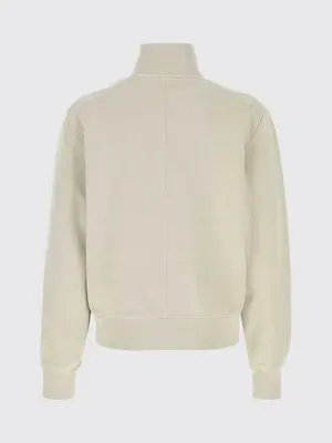 ENTIRE STUDIOS Cotton Turtleneck Sweater With Button Placket - White