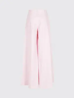 Federica Tosi Cotton Poplin Wide-leg Trousers - Pink