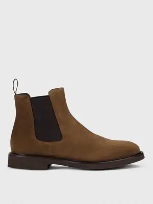 DOUCAL'S Suede Chelsea Boots - Brown