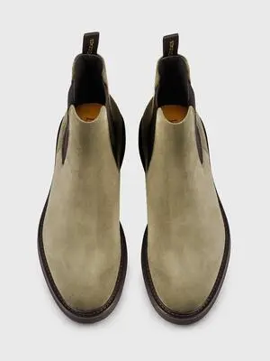 DOUCAL'S Suede Chelsea Boots - Sand