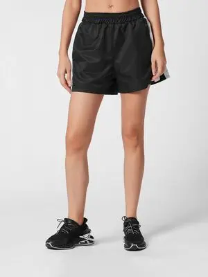 PLEIN SPORT Sports Shorts In Technical Fabric With Elastic Waistband - Black