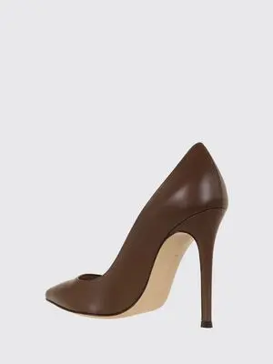 GIANVITO ROSSI Nappa Leather Almond Toe Stiletto Pumps - Brown