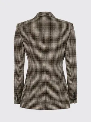 Max Mara Double-breasted Houndstooth Blazer