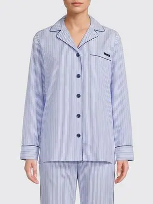 Dolce & Gabbana Striped Cotton And Silk Shirt - Blue