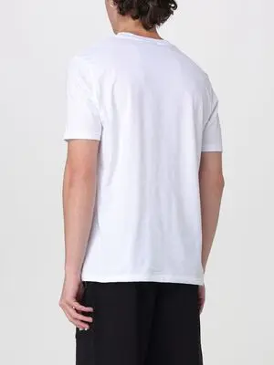 DISCLAIMER Cotton T-shirt With Graphic Graffiti Print - White