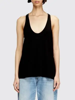 DIESEL® T-ipsya-lkds Organic Cotton Jersey Top - Black
